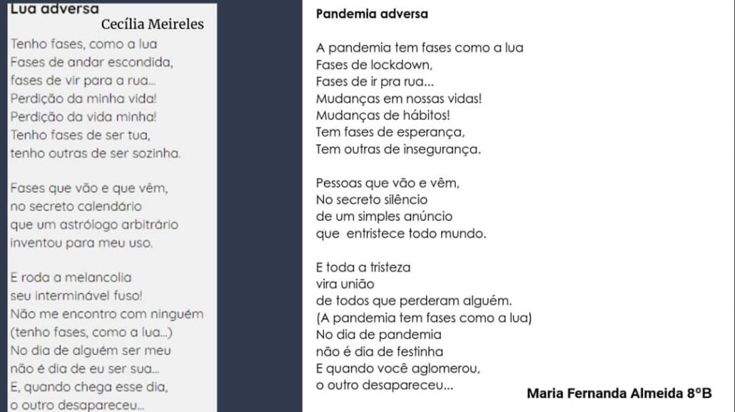 Paródia poética – Escola Interação