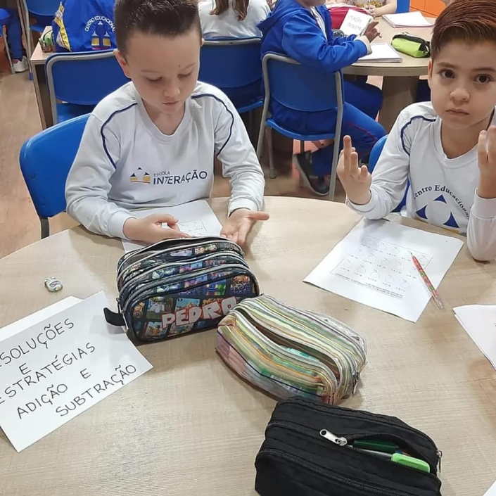 Rotação por estações – 1º ano – Escola Interação